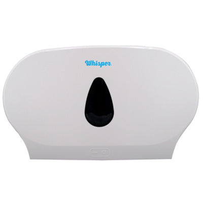 Double Jumbo Toilet Roll Dispenser – Whisper